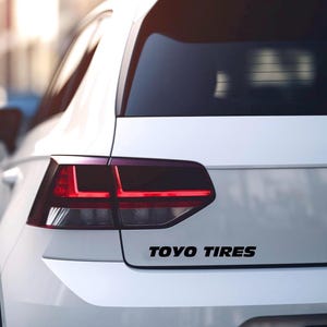 Toyo Tires Logo Decal Car Vinyl Decal Bumper Sticker - Etsy