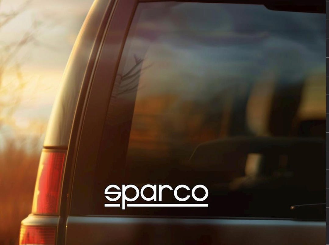 Sparco Logo Decal Car Vinyl Decal Bumper Sticker - Etsy