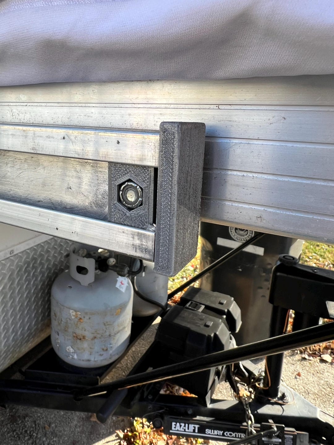 Coleman / Fleetwood Popup Bed Slide End Cap & Wedge 4754-8631, 4754 ...