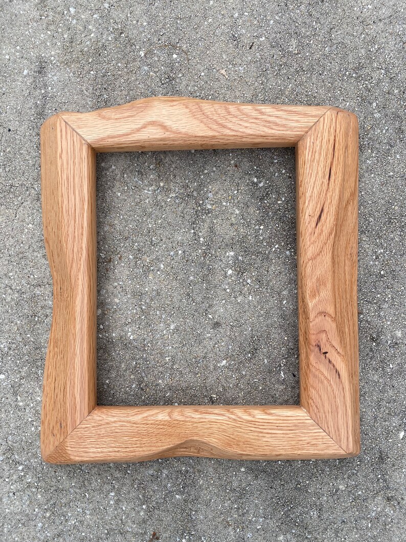 Live Edge 8x10 Red Oak Frame - Etsy