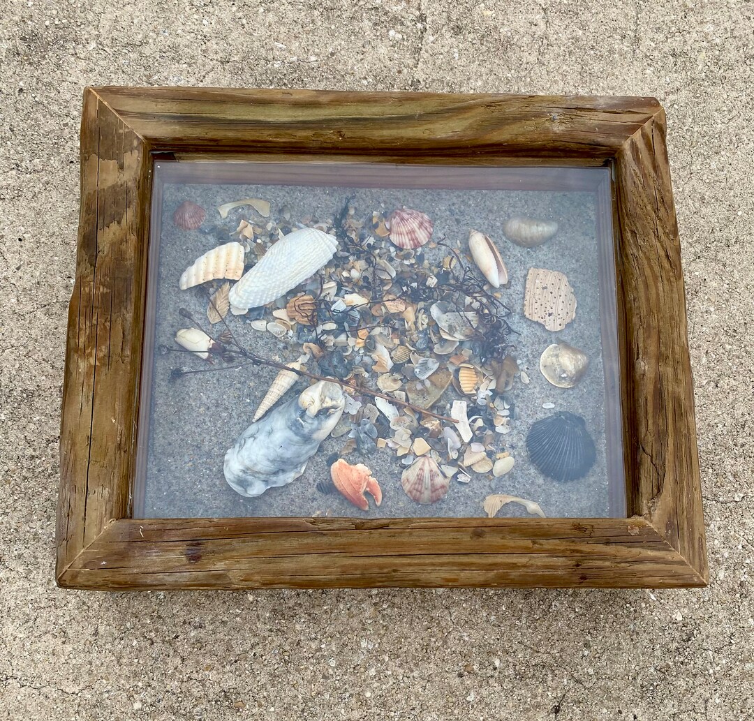 Ocean Beach Shadow Box - Etsy