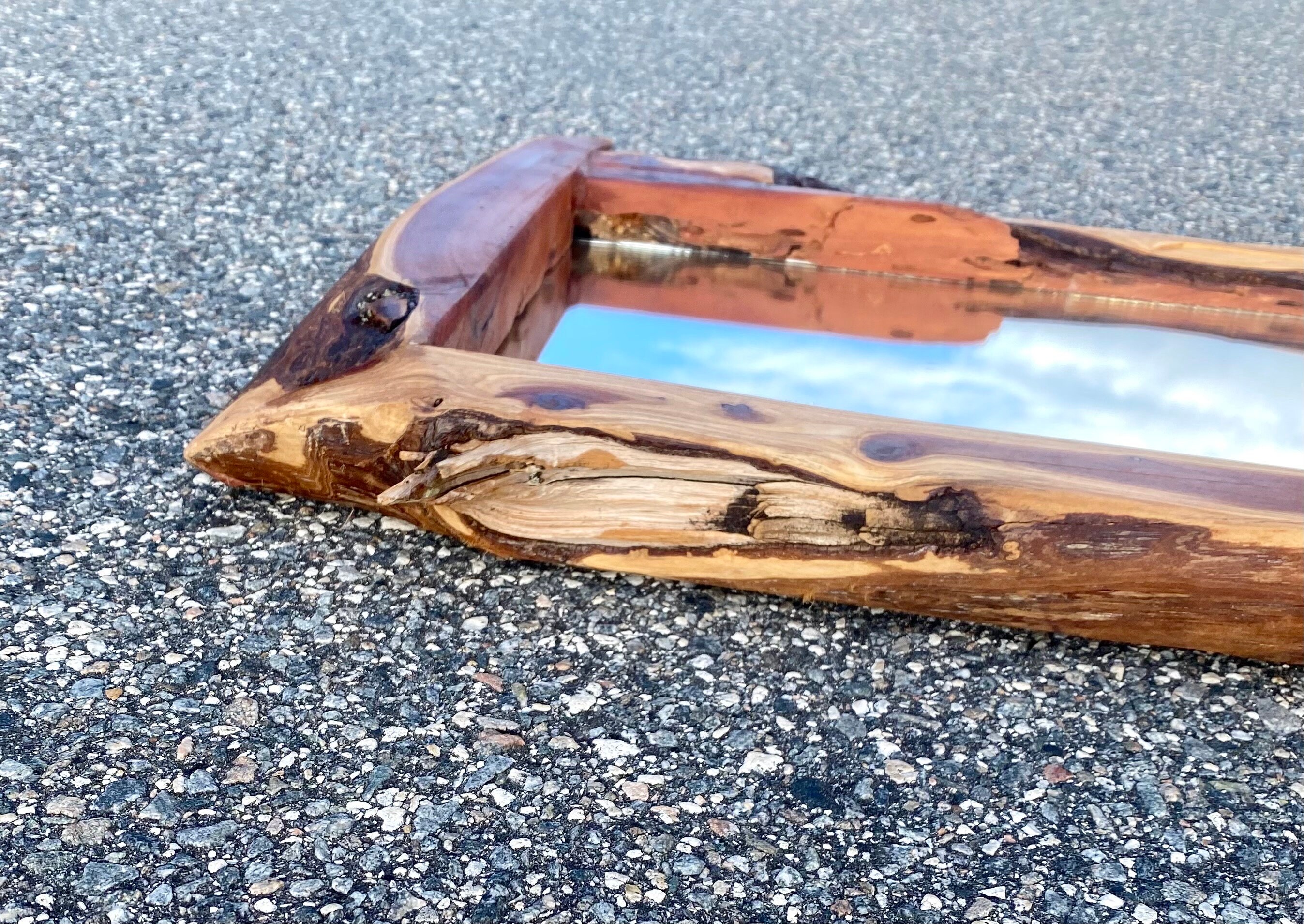 Live Edge Southern Red Cedar Mirror - Etsy
