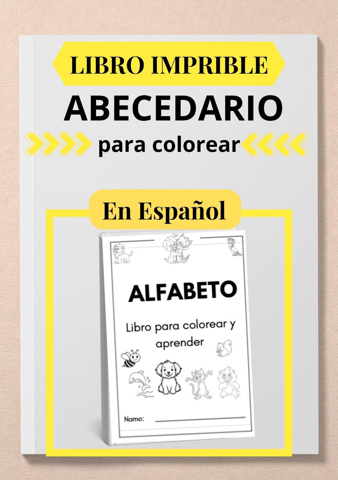 Alphabet Coloring Book in Spanish | Alphabet Coloring Book for Kids ...