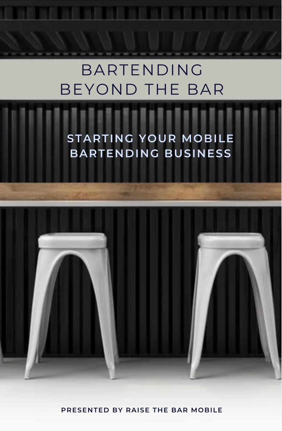 Mobile Bar Full Startup Guide: Bartending Beyond the Bar - Etsy
