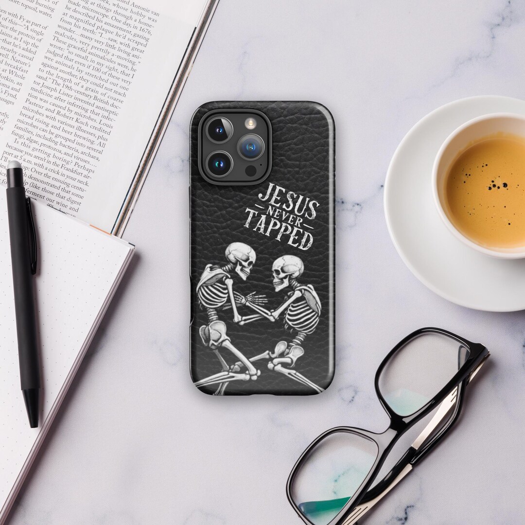 Custom Christian BJJ Hand-drawn Chalk Art iPhone Case Unique Protective ...