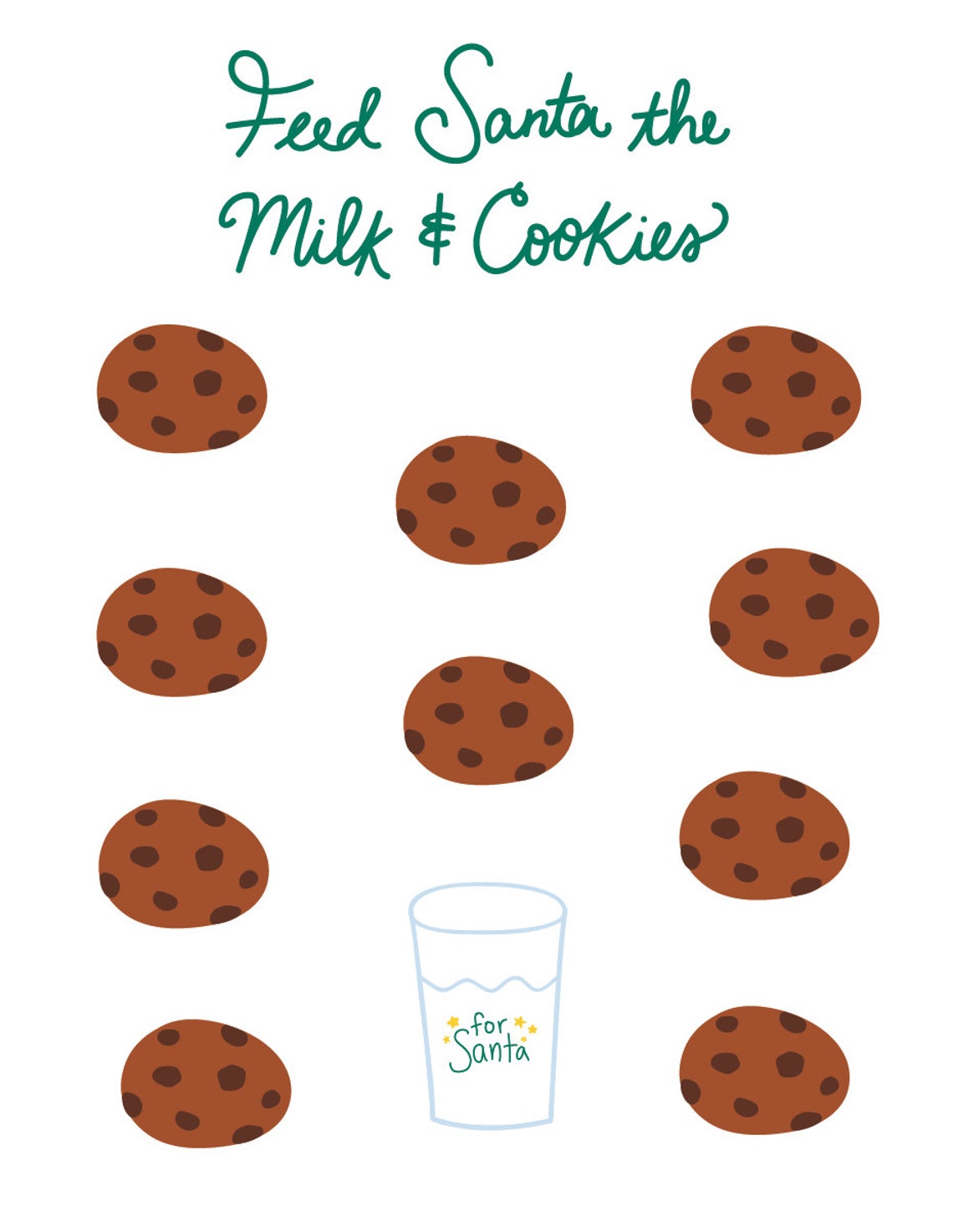 Feed Santa Printable Game - Etsy