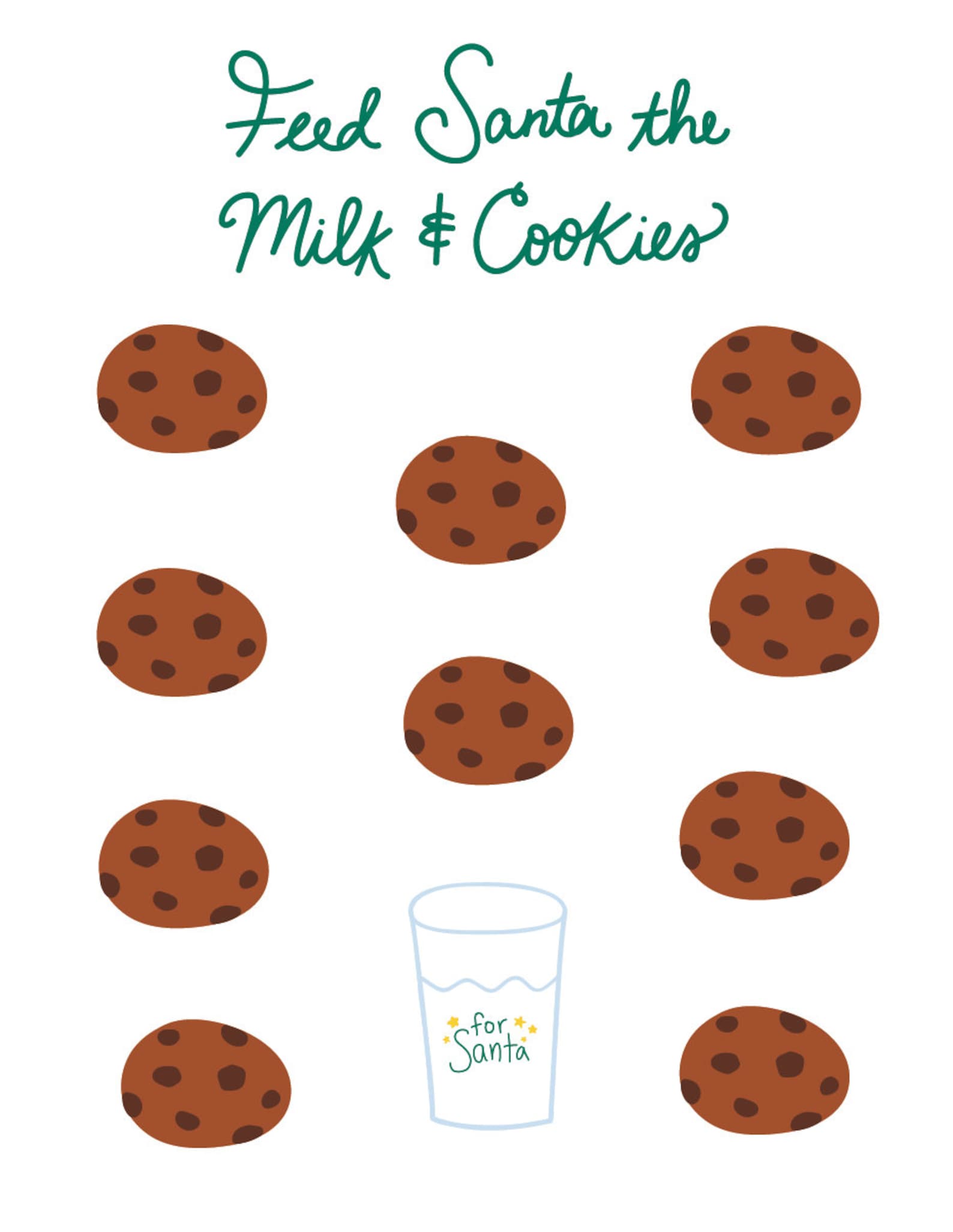 Feed Santa Printable Game - Etsy