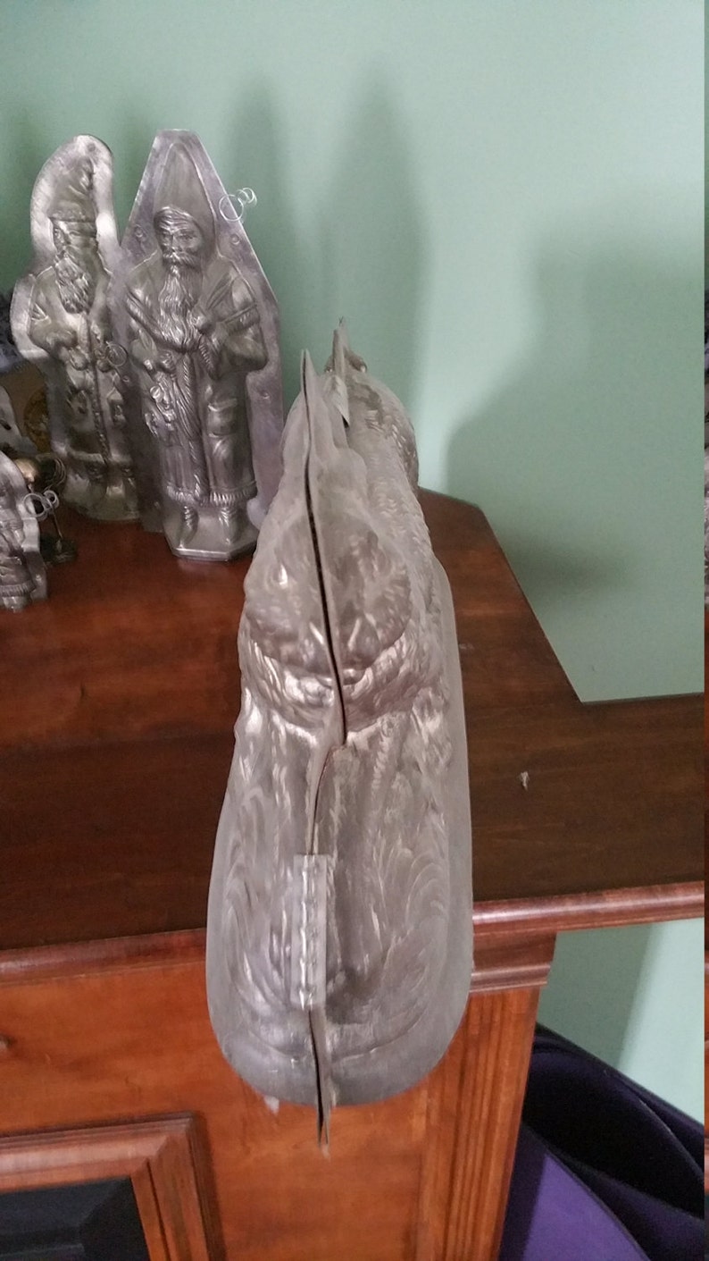 DISPLAY German Running Rabbit Antique Chocolate Mold 24" Long and ...