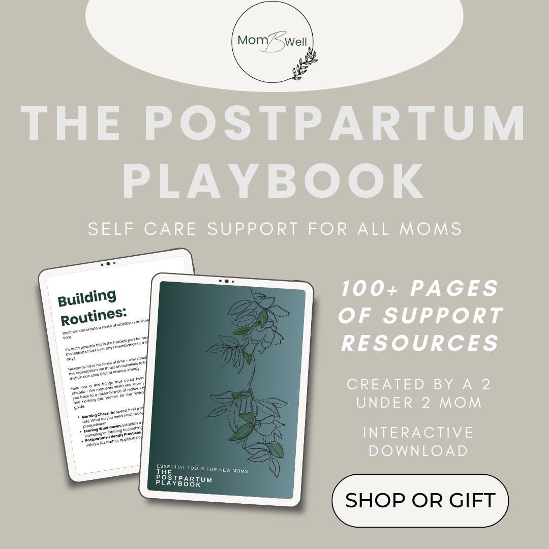 4th Trimester Toolkit | Postpartum Self-care Guide | Digital Postpartum Planner & Mental Health ...