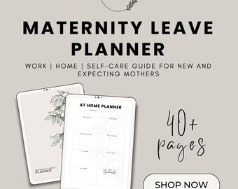 Maternity Leave Planner | Digital Download for New Moms | Stay ...