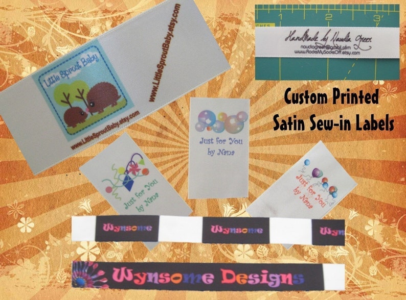 Grosgrain Sew-in Labels RUSH PRIORITY SHIPPING Custom | Etsy