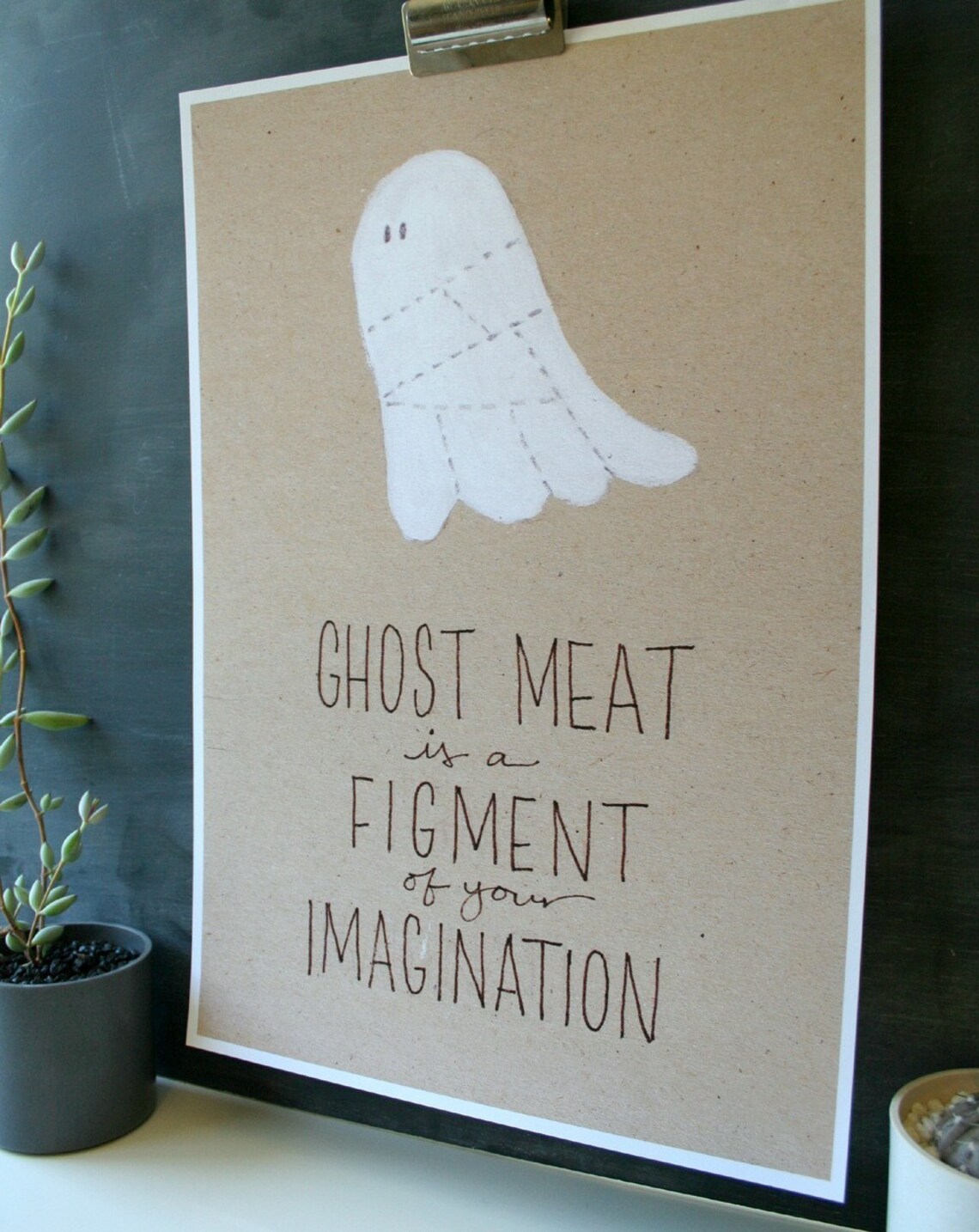 Ghost Meat Poster LARGE - Etsy