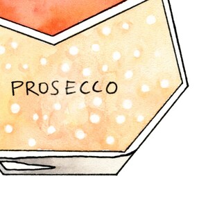 Aperol Spritz Cocktail Diagram Art - Etsy
