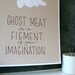 Ghost Meat Poster - LARGE - Etsy