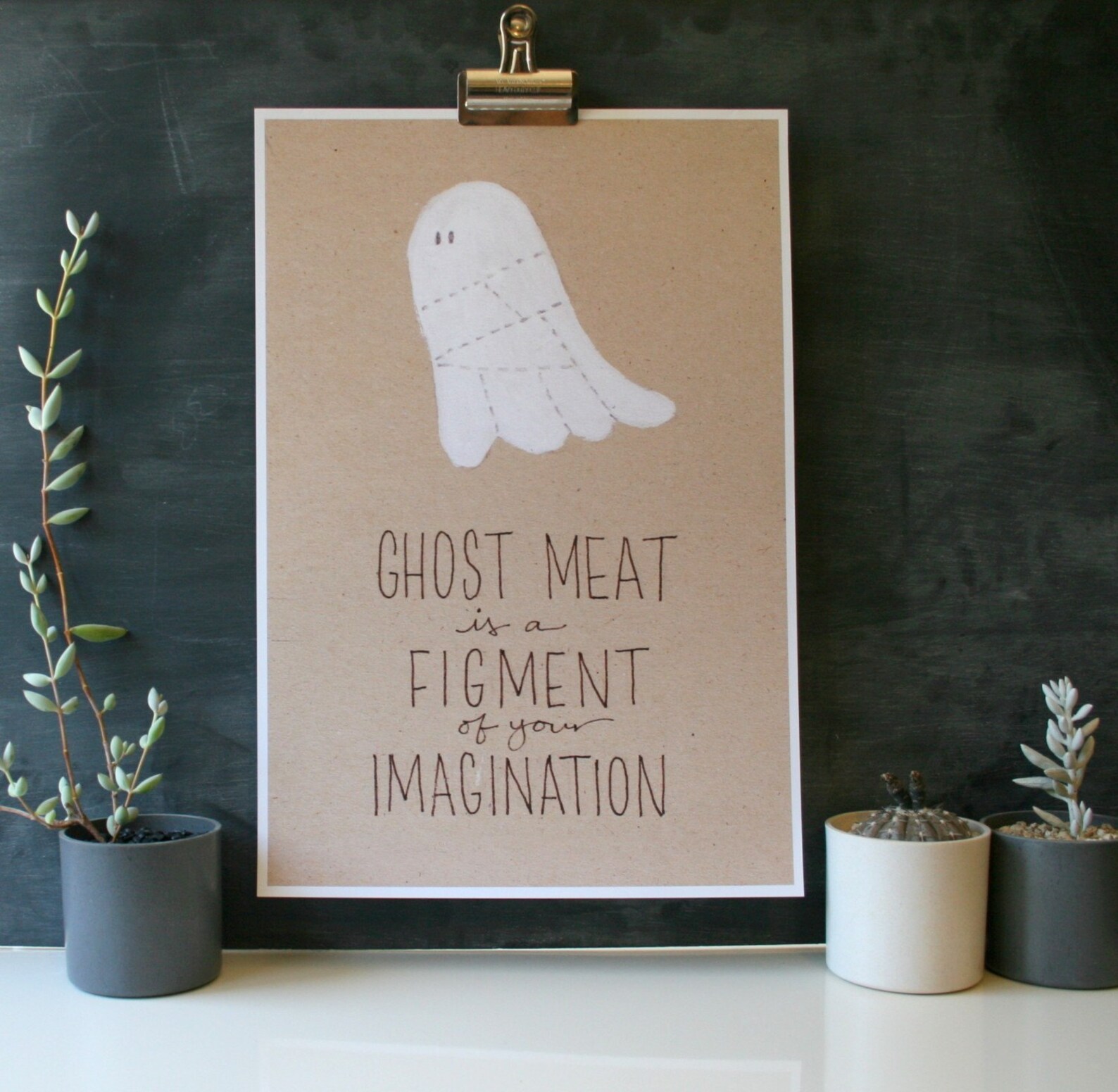 Ghost Meat Poster LARGE - Etsy