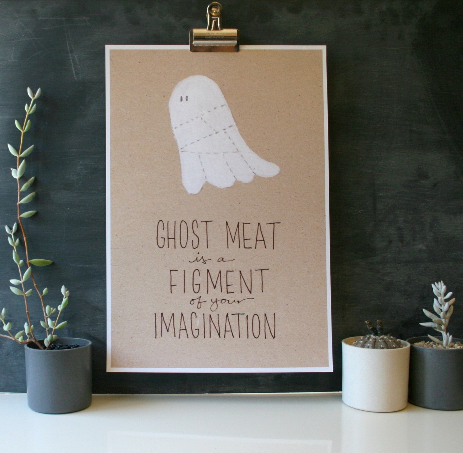 Ghost Meat Poster - LARGE - Etsy
