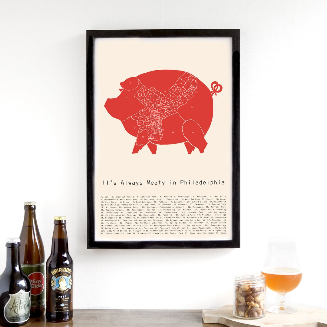 Philadelphia Neighborhood Meat Map : It's Always Meaty in Philadelphia ...