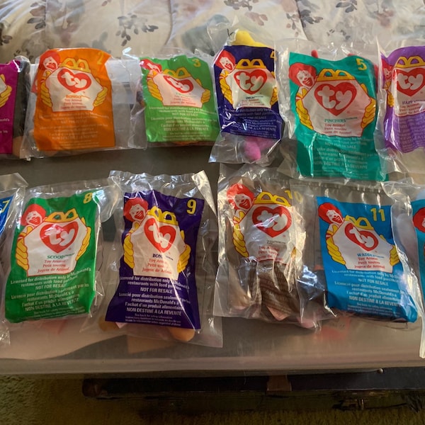 Mcdonalds Beanie Babies Set - Etsy