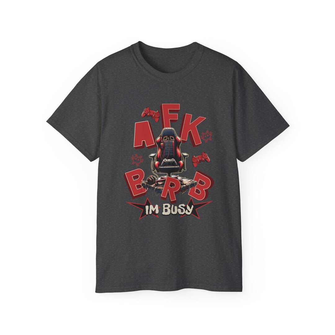 AFK Gamer Cotton Shirt - Etsy