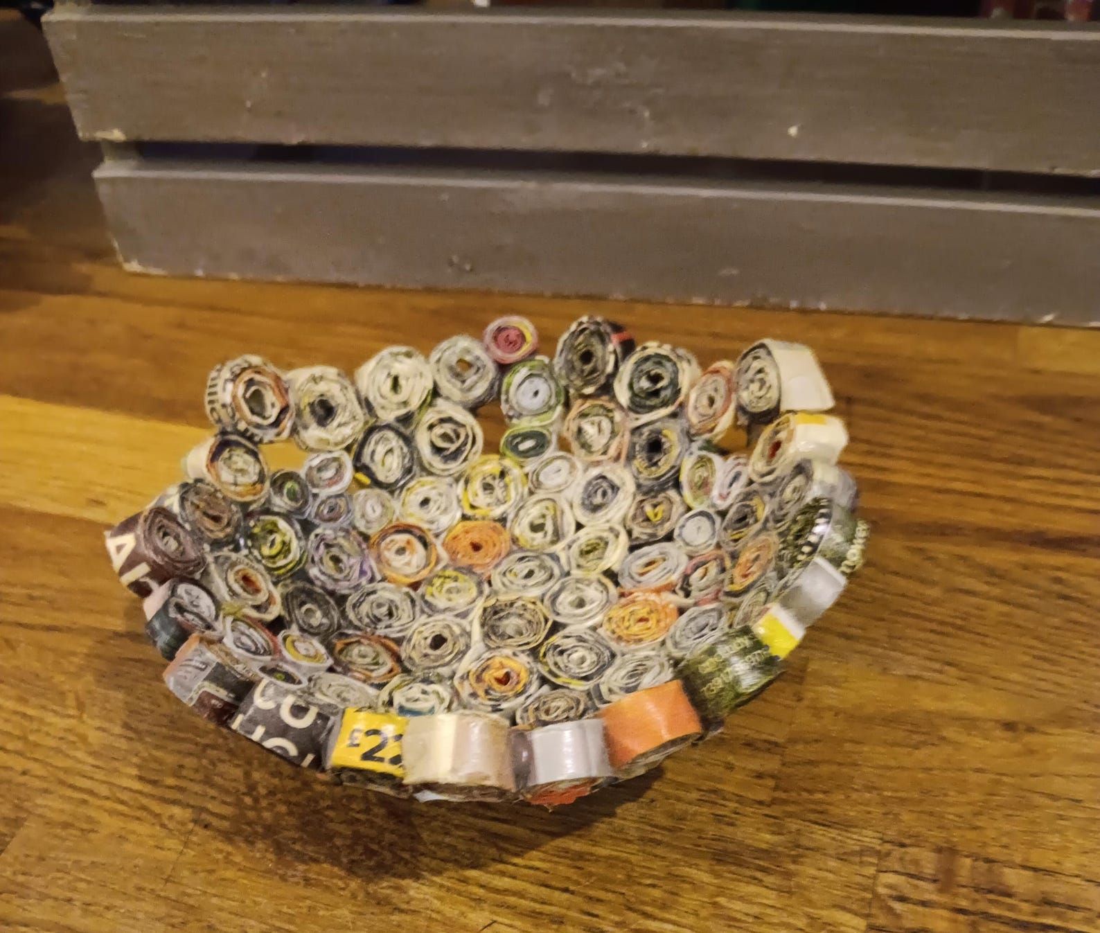 Varnished Paper Coil Bowls and Platters - Etsy