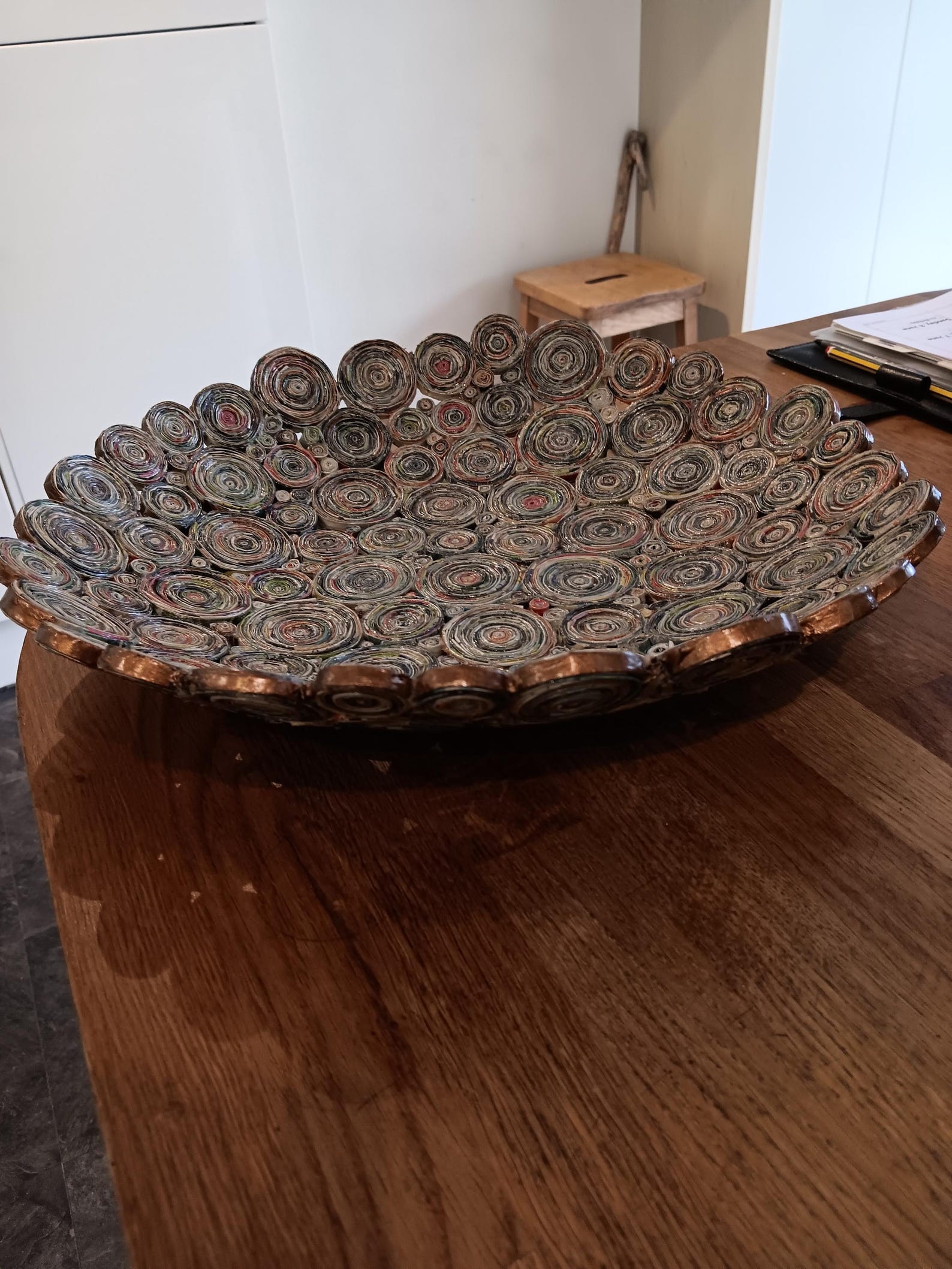 Varnished Paper Coil Bowls and Platters - Etsy
