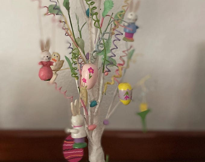 Vintage Miniature Easter Tree - Etsy