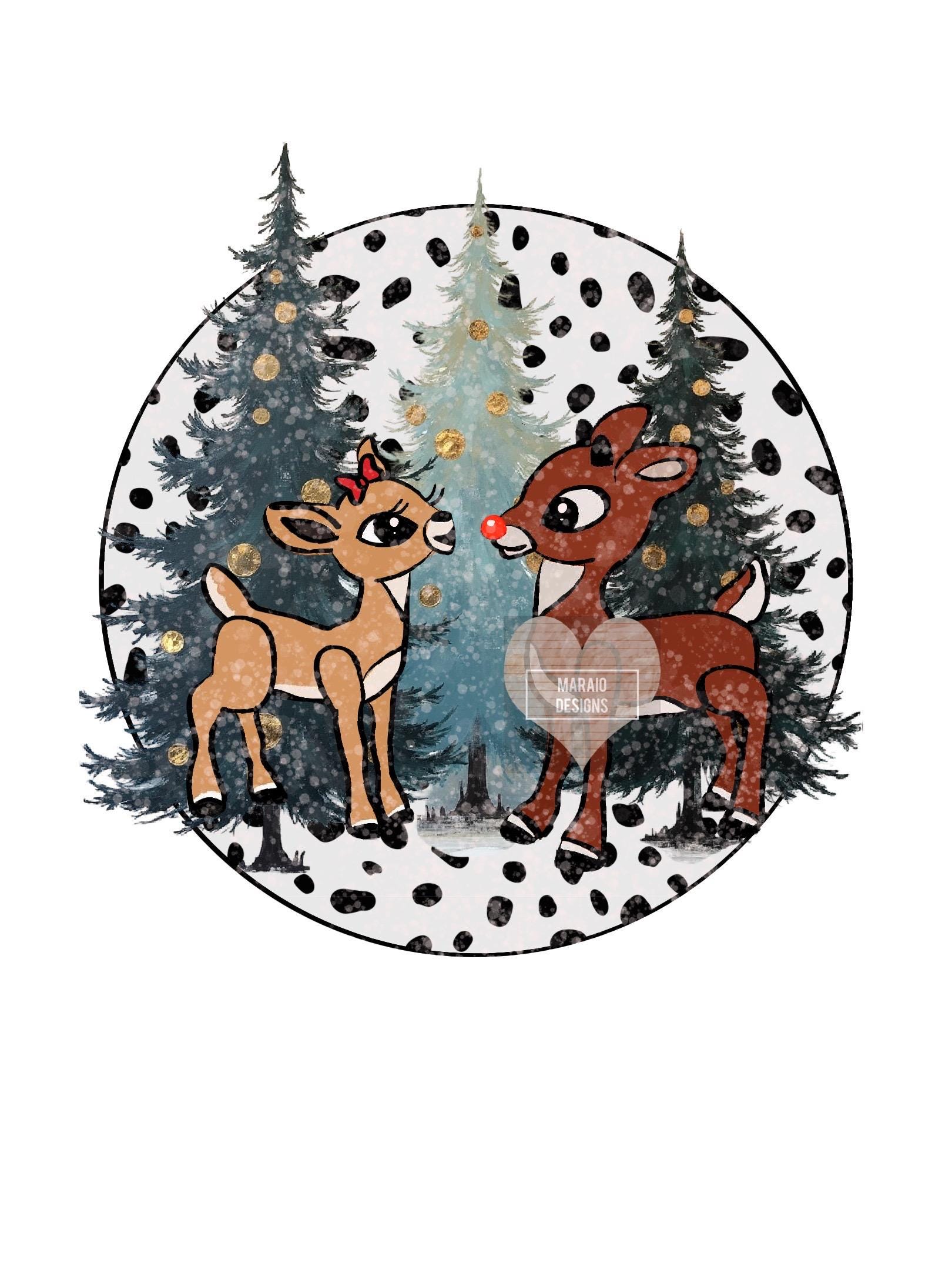 New Rudolph Png Sublimation Dtf Svg Best Seller - Etsy
