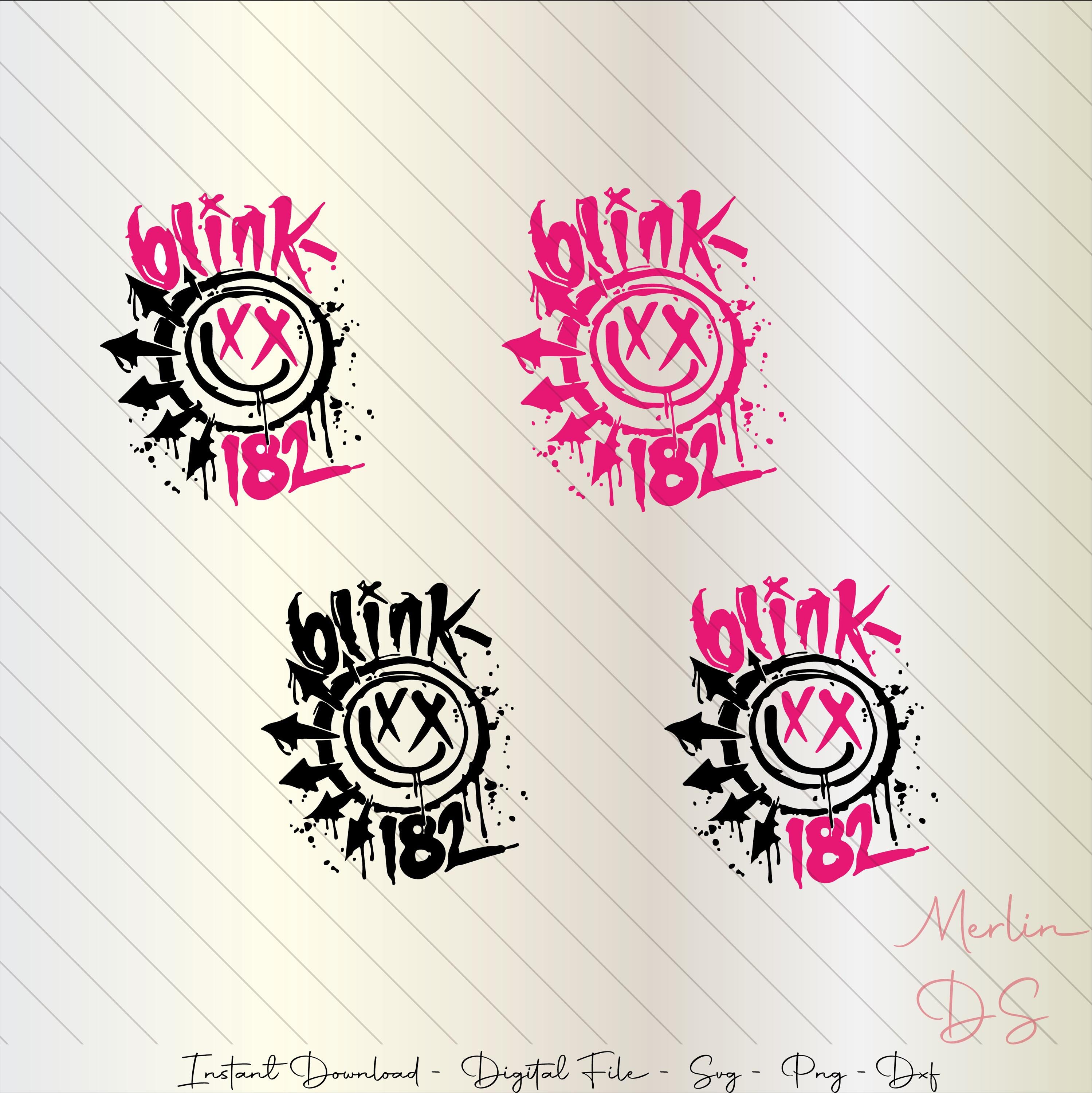 Blink 182 Svg Bundle, 182 Svg, Blink Png, Blink Smile, Blink Xx, Blink ...
