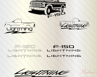 Lightning Vector Pack,f150 Truck PNG, F 150 Svg, Clipart, Cricut ...