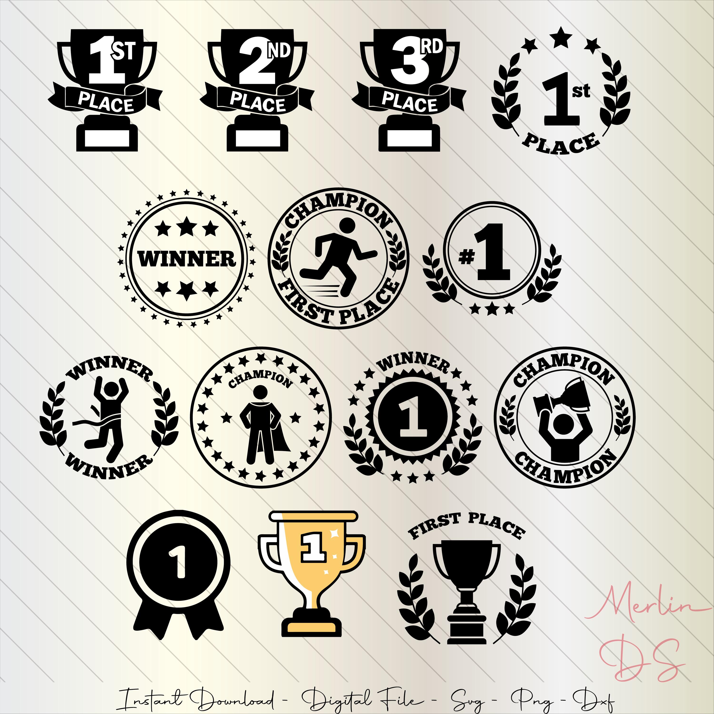 Trophy Svg, First Place Svg, First Position Svg, Winner Svg, Champion ...