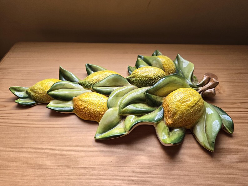 Lemons – Italian Ceramic Handcrafted Wall Decor | Mediterranean Fruit ...