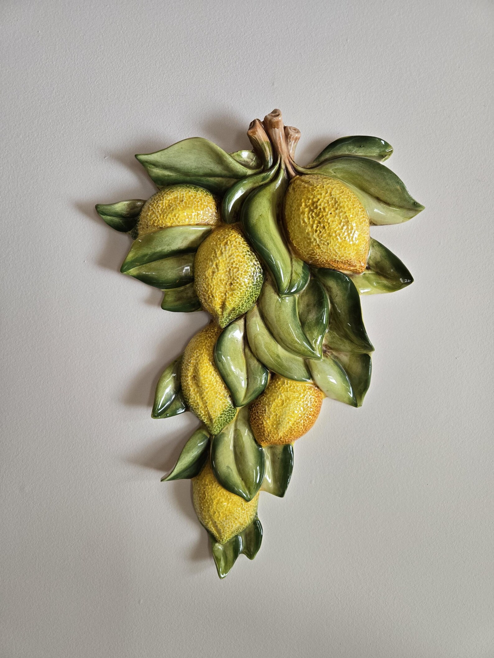 Lemons – Italian Ceramic Handcrafted Wall Decor | Mediterranean Fruit ...