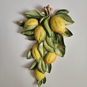 Lemons – Italian Ceramic Handcrafted Wall Decor | Mediterranean Fruit ...