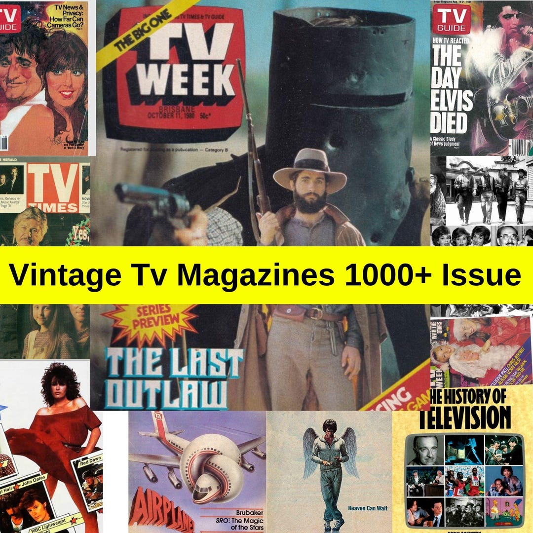 Old TV Magazine Collection - 1,000+ Digital Issues in PDF - 27 Gb ...