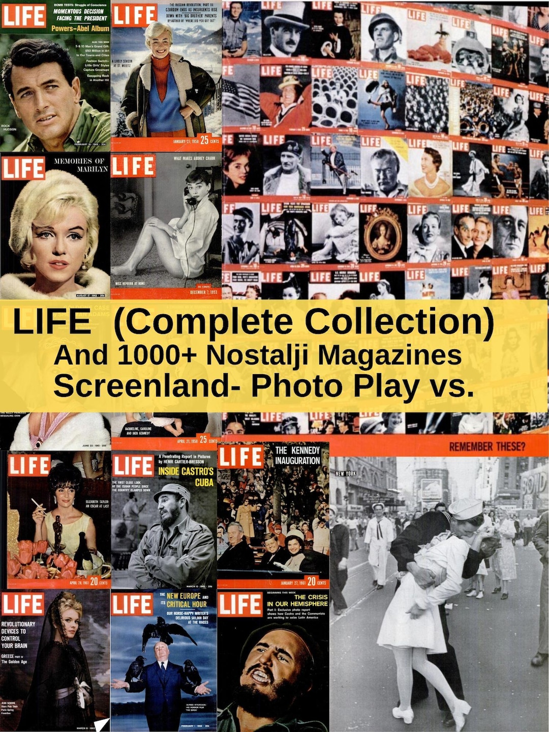 Life Magazines - Digital Download - Pdf Download- 1000+ Another ...