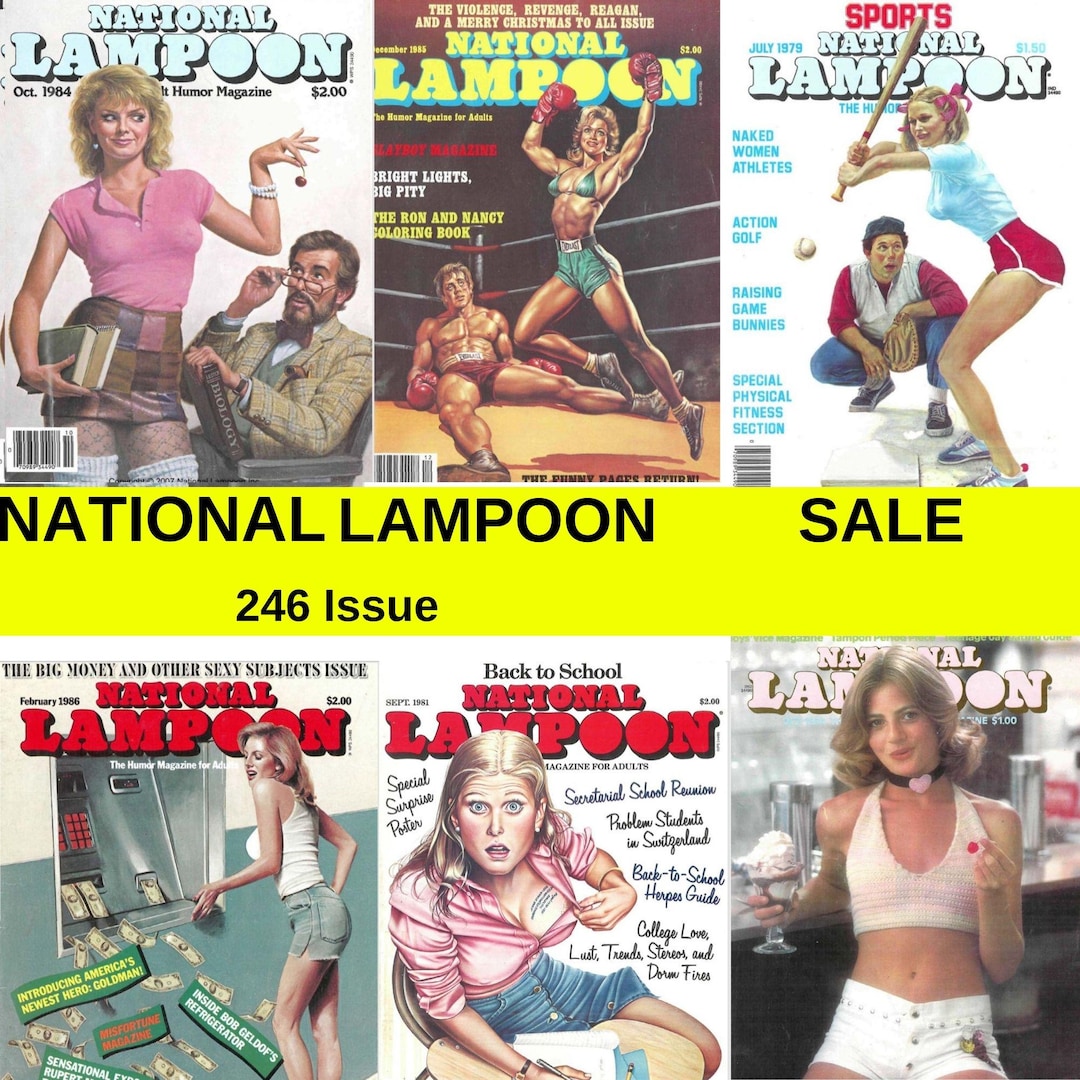 National Lampoon Digital Magazine 246 Issue,6.63 Gb-1970-1998, Pdf - Etsy
