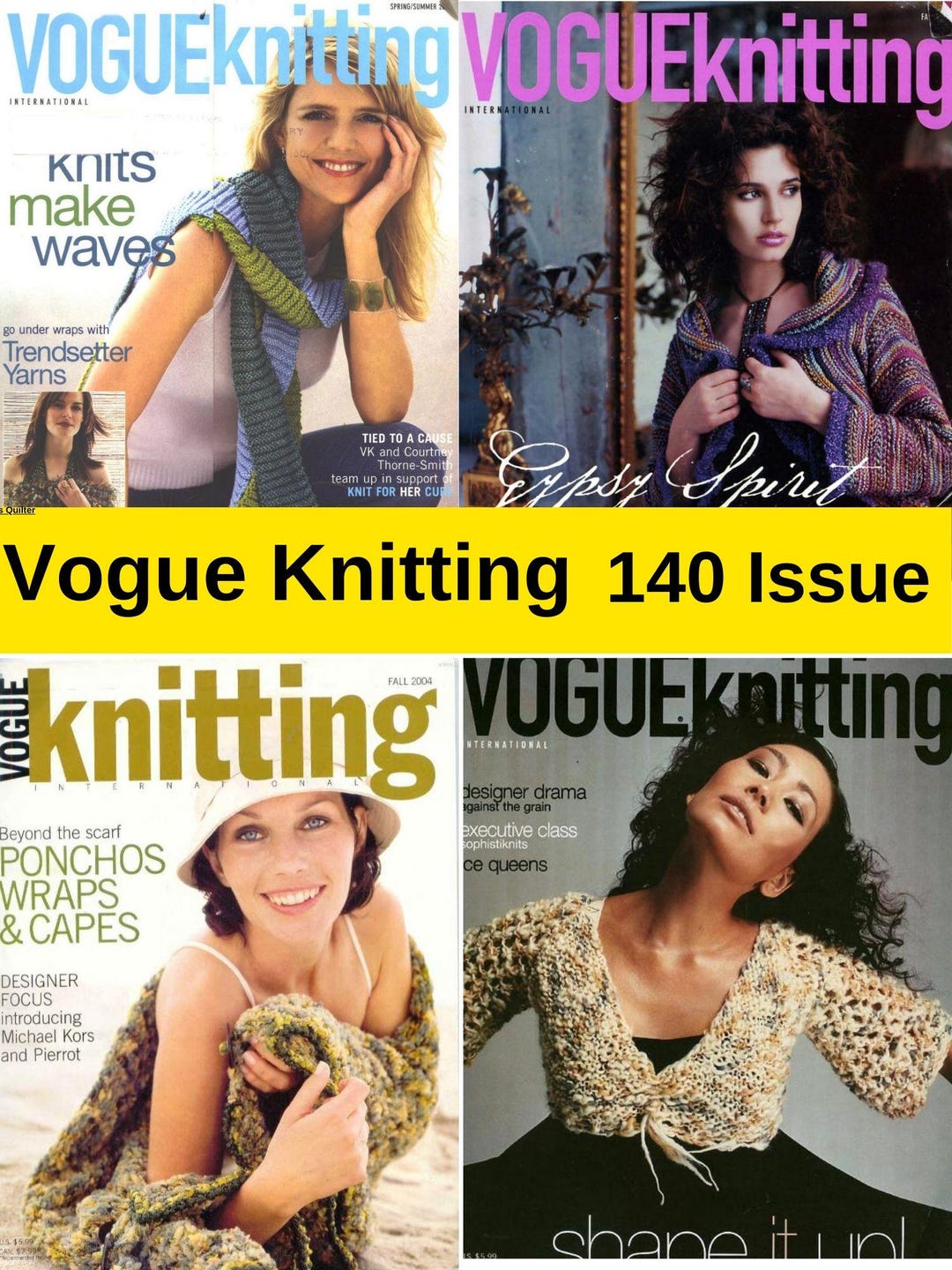 Vogue Knitting Magazine Collection - 140 Issues (pdf and Image Format ...