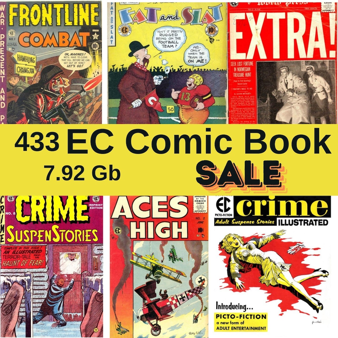 EC Comics-vintage Comic Book Collection in CBR Format - Classic 1940s ...