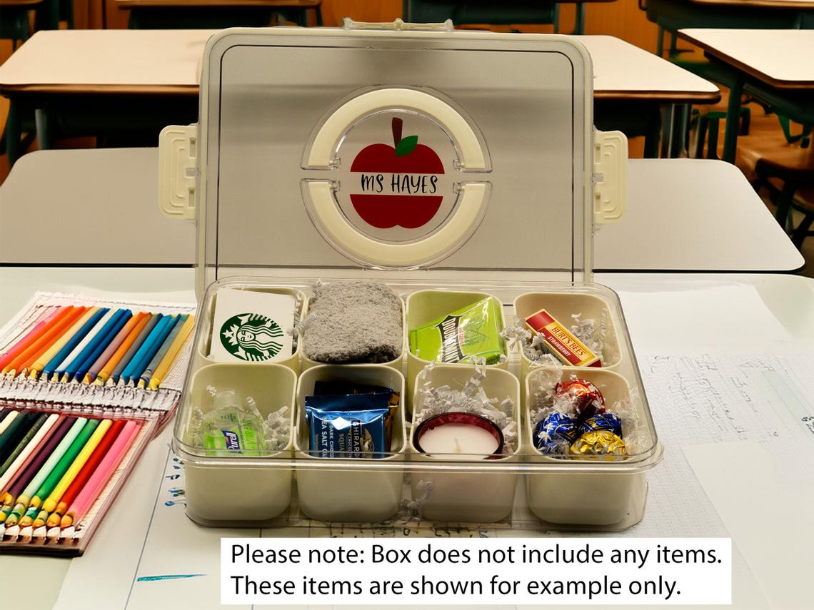 Personalized Snackle Box, Teacher Appreciation Gift - Etsy