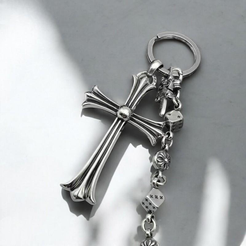 Dice Cross Steel Wallet Chain, Y2K Pants Chain, Gothic Style Grunge ...