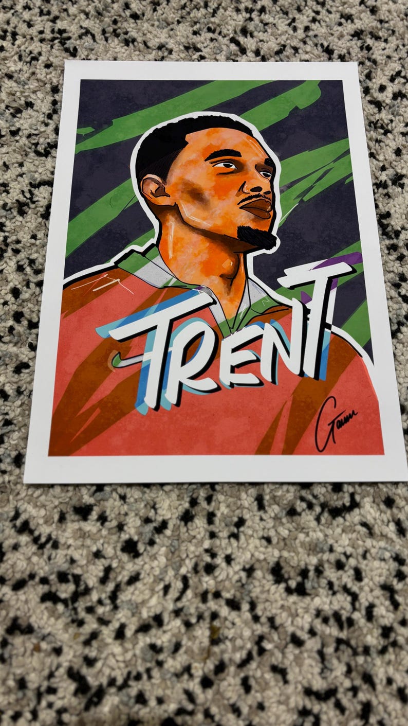 Trent Alexander-arnold Print - Etsy