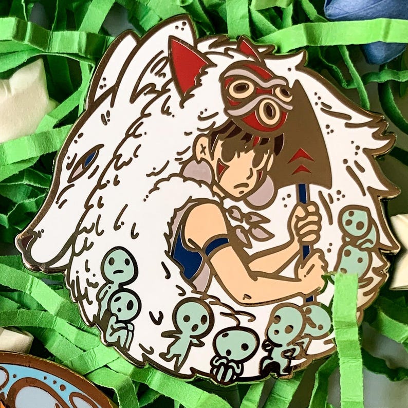 Mononoke Enamel Pin - Etsy