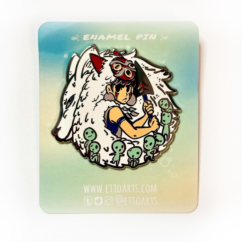 Mononoke Enamel Pin - Etsy