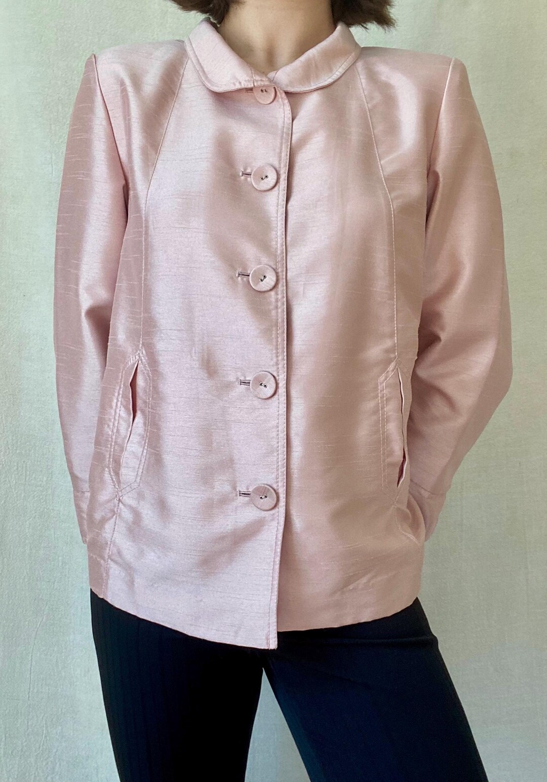 Vintage "linea by Louis Dell'olio" Pink Jacket - Etsy