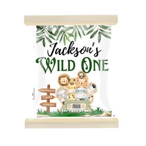 Wild One Safari Chip Bag - Etsy