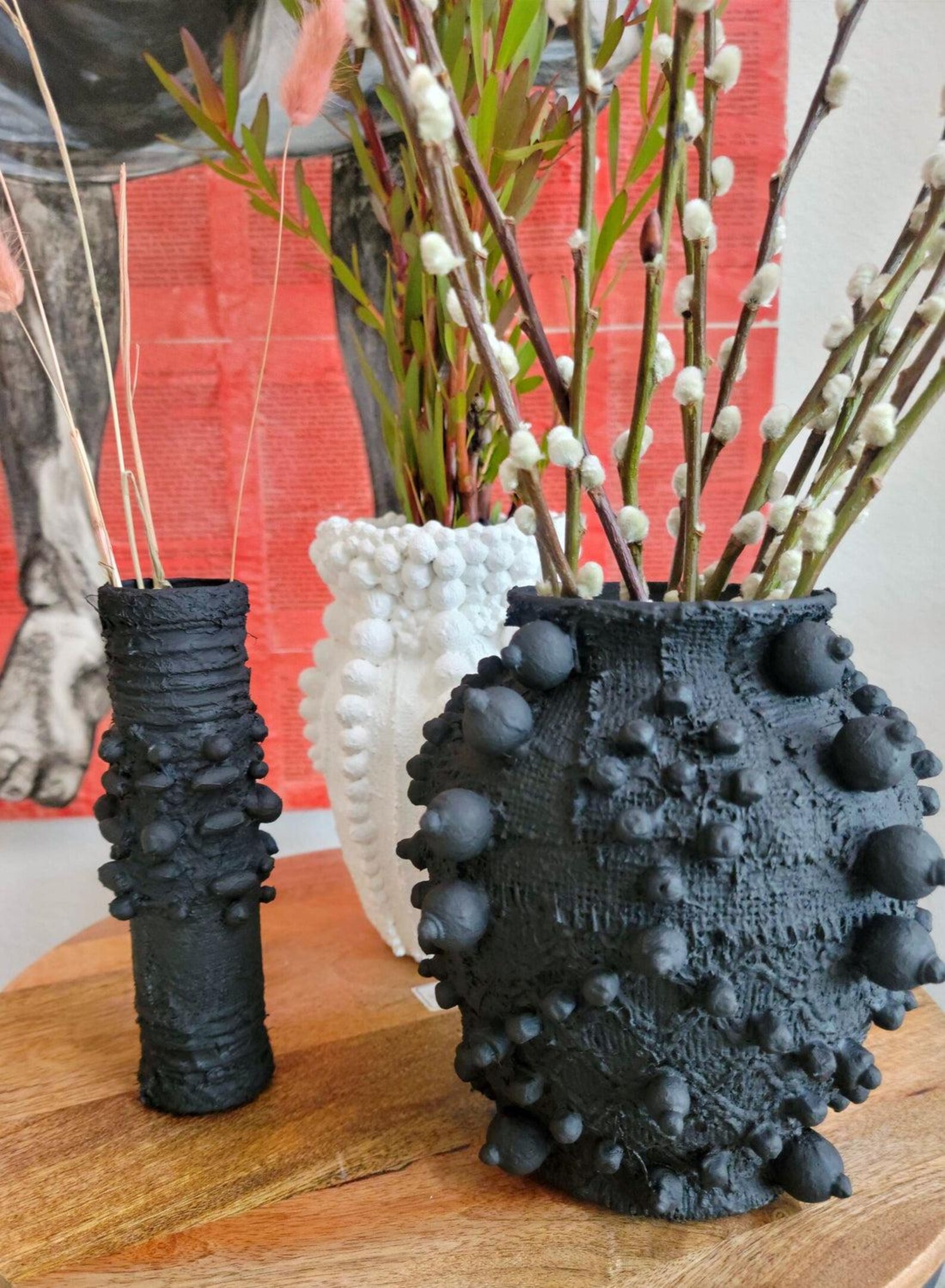 Lost Relics: Handcrafted Oval Vase - Etsy