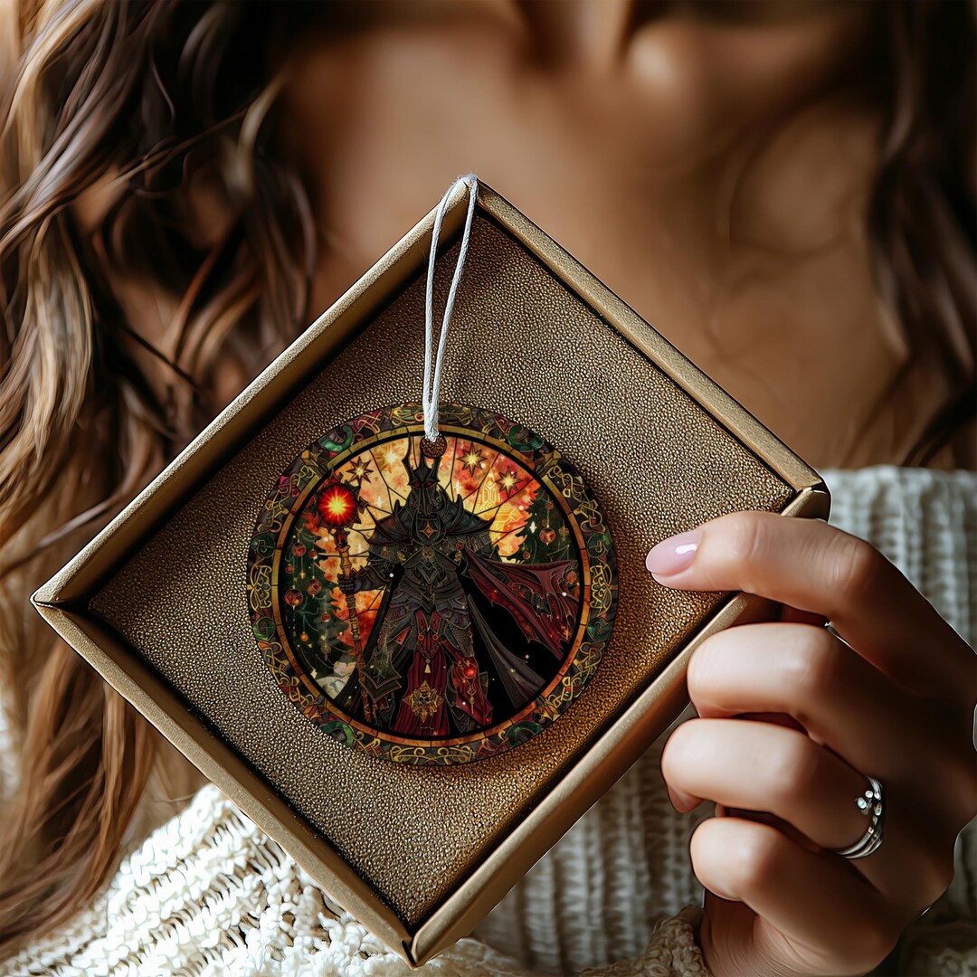 Sauron Ceramic Ornament Stained Glass Christmas 2024 Décor - Etsy