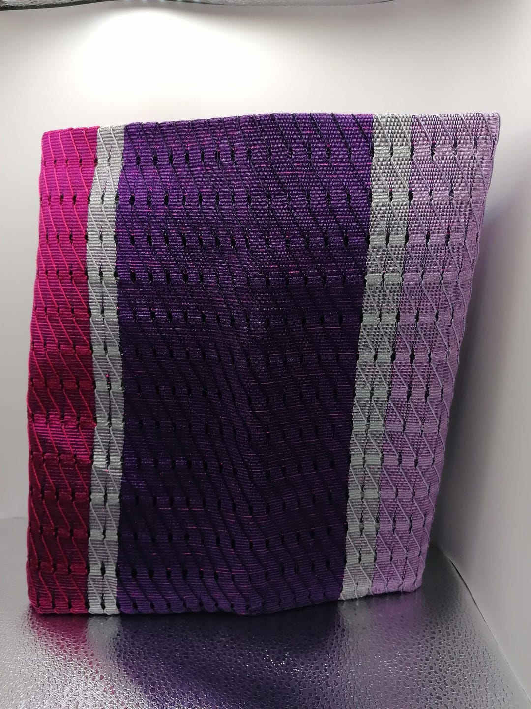 Nigerian Aso Oke Gele Headtie - Purple Mix Ipele - Etsy