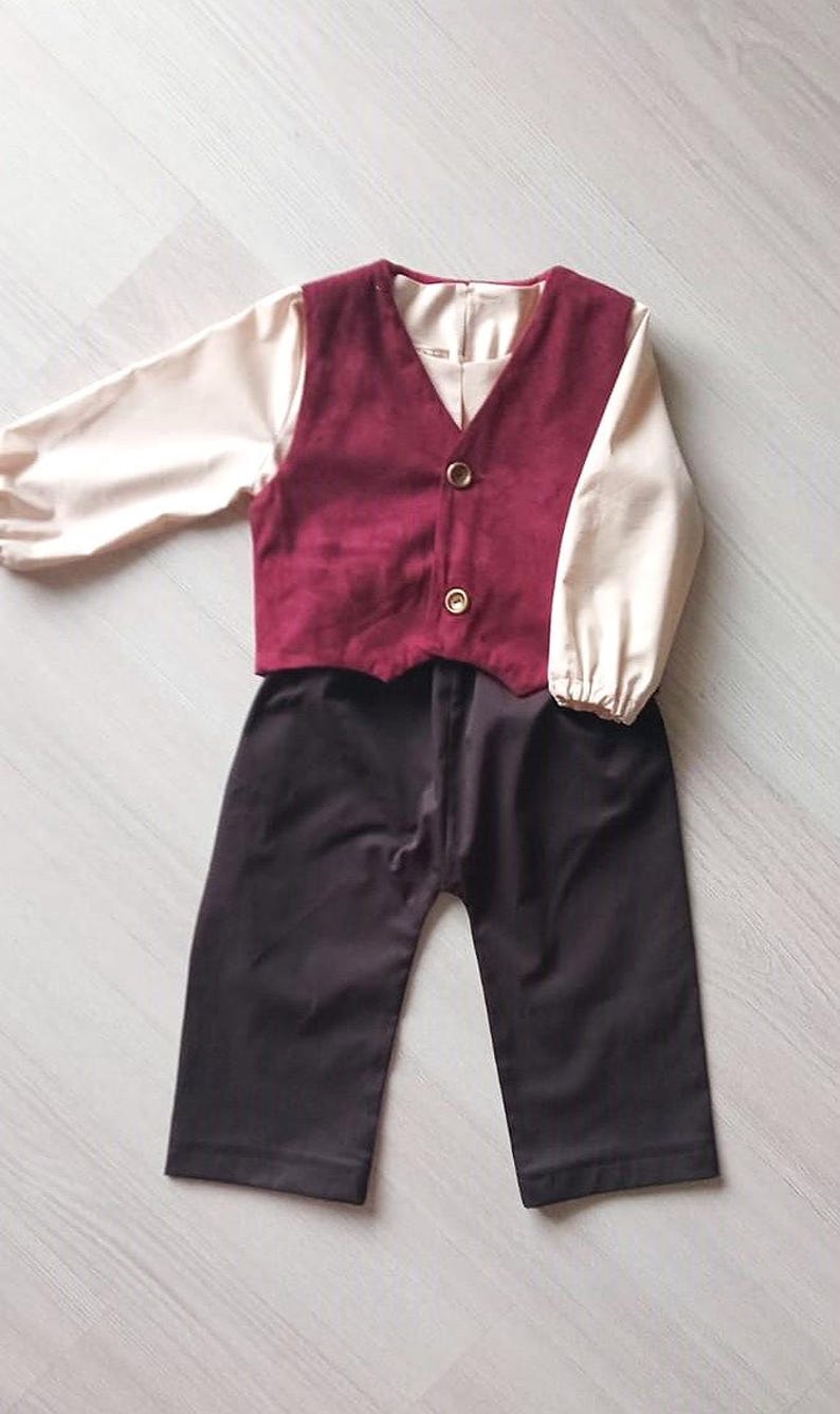 Hobbit Inspired-baby Costume Toddler Medieval Woodland Cloakring Bearer ...