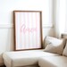 Pink Christian Wall Art Printable: Light Pink Amen Poster, Modern ...